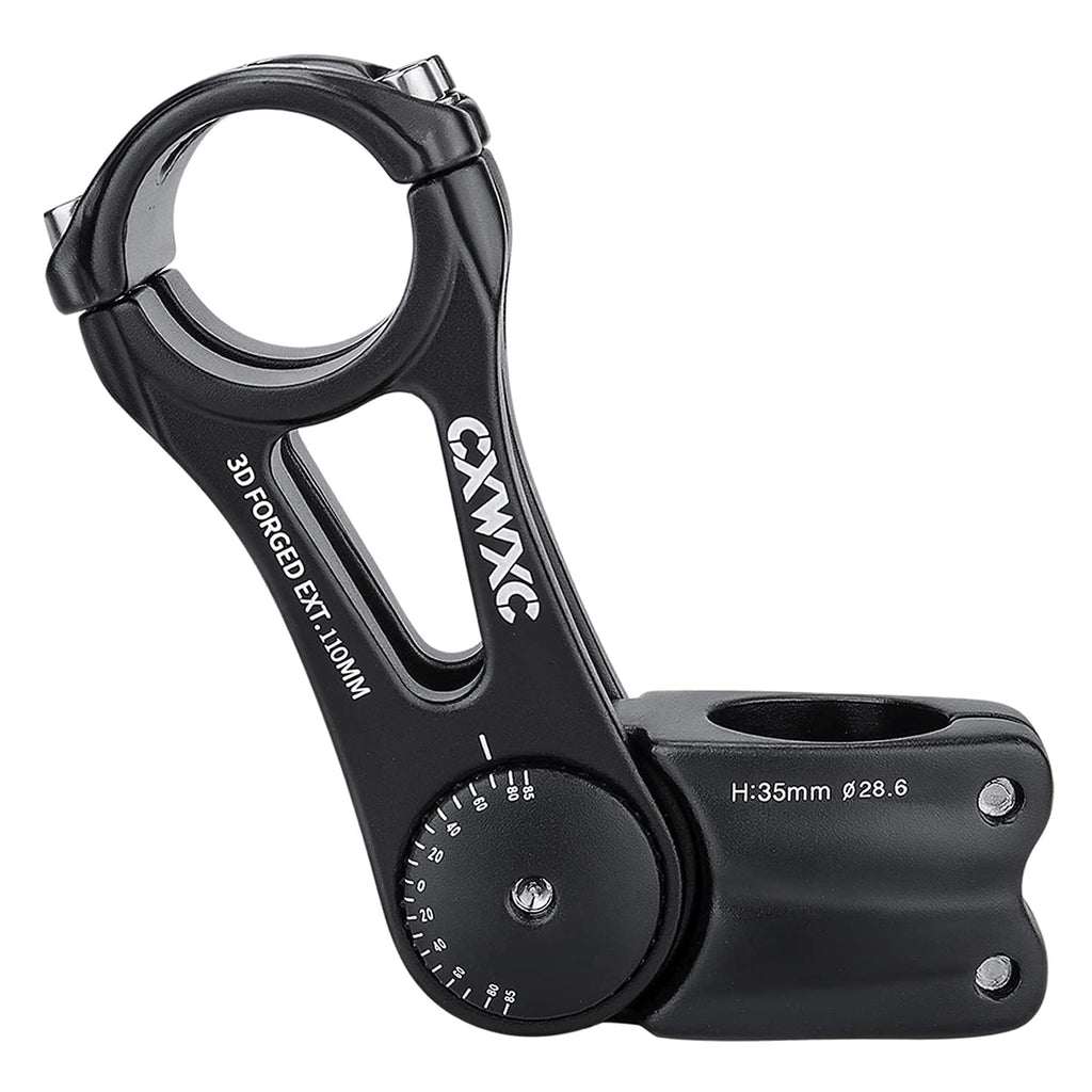 CXWXC Adjustable MTB Stem 31.8mm 70 Degree - 90/110/145mm Bike Stem Ri ...