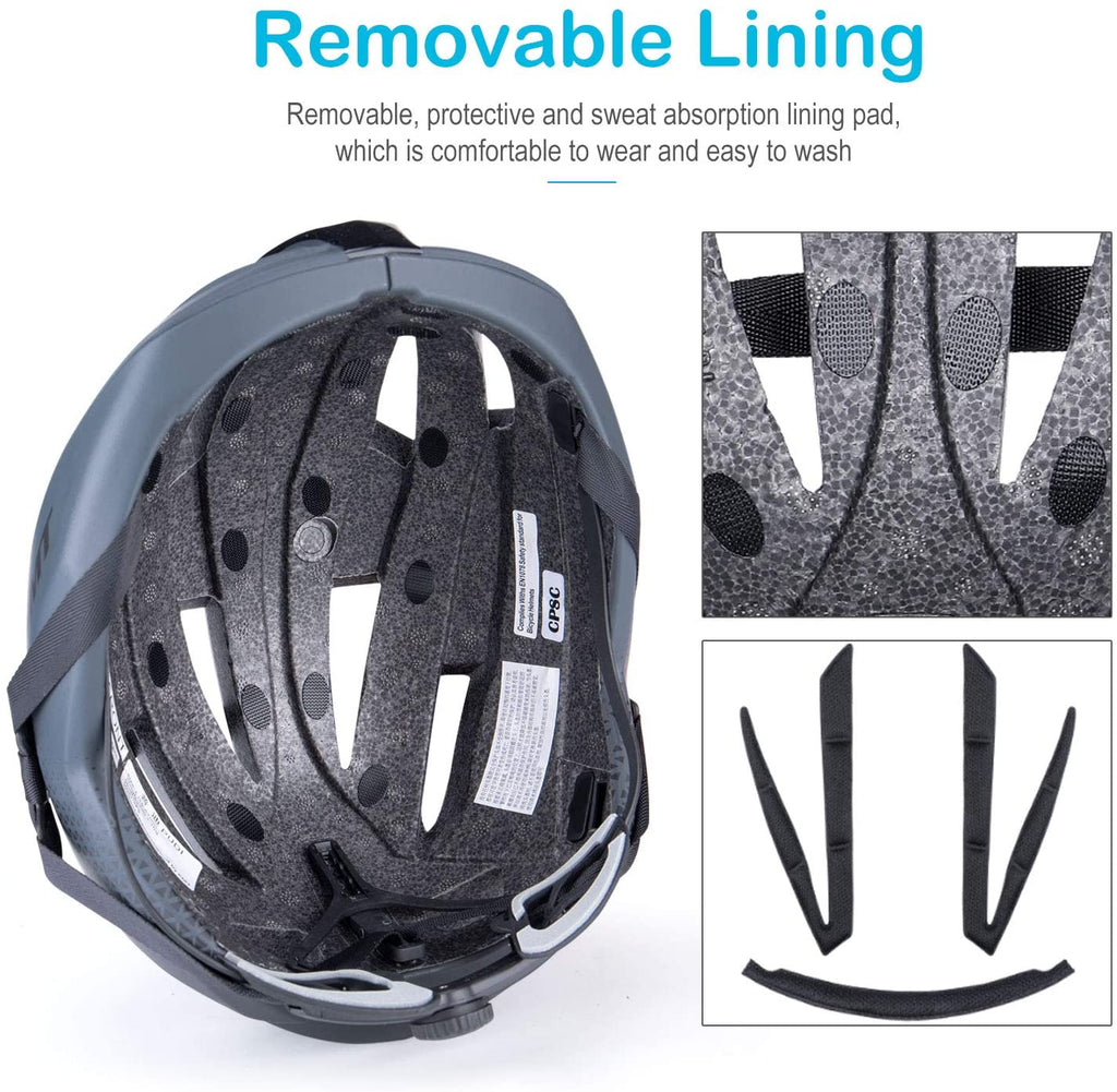 Bike Helmets for Adults - Bicycle Helmet Safety Protection - Adjustabl ...