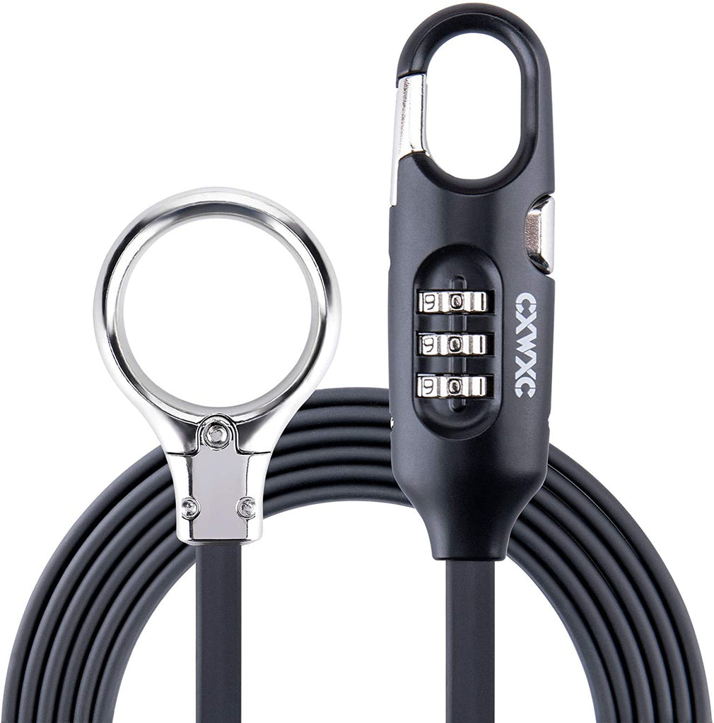 Combination Bike Lock Cable - Compact Anti-Theft Bicycle Chain Lock ...