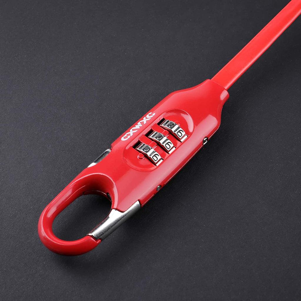 Combination Bike Lock Cable - Compact Anti-Theft Bicycle Chain Lock ...