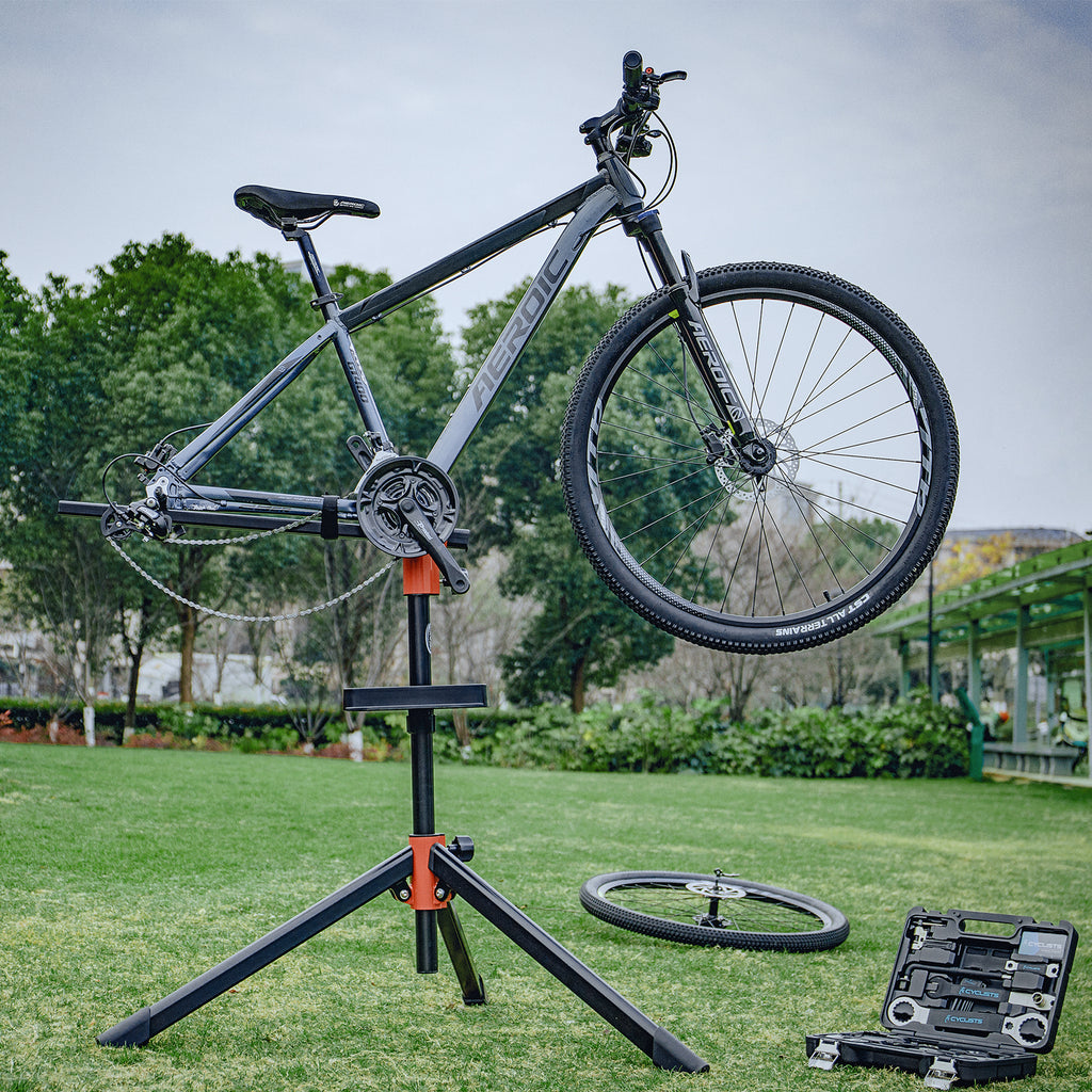 Bike Repair Stand (Max 55 Lbs) - Shop Home Portable Bicycle Workstand ...